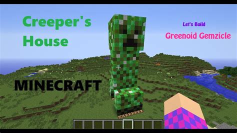 Minecraft CREEPER HOUSE Statue Scale Model Let S Build YouTube