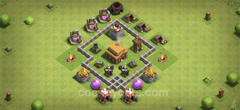 Best Anti 2 Stars Base Th3 Anti Everything Town Hall Level 3 Base