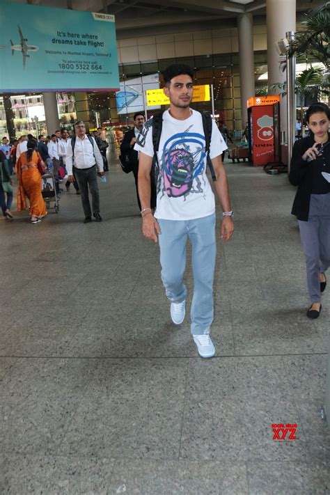 Indian Cricketer Shubman Gill Spotted At Airport Arrival Gallery