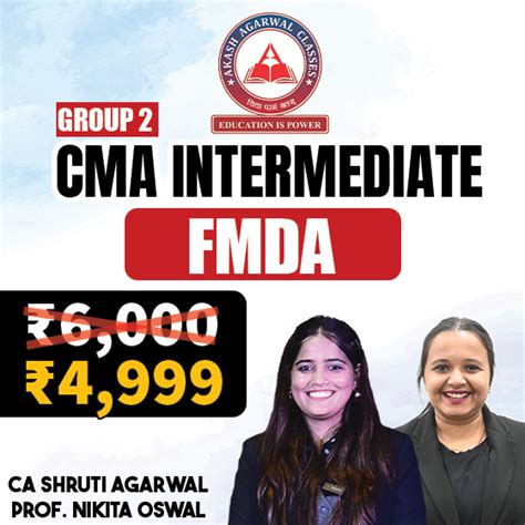 Akash Agarwal Classes Cma Inter Group 2 Financial Management And Data