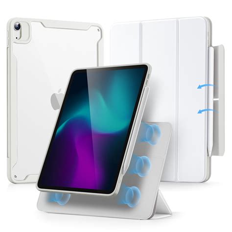 Brilliant White Ipad Air 11 5th4th Gen 2020 Case With Detachable
