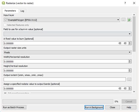 Rasterization Rasterise Polygon Layer Using Qgis Geographic Information Systems Stack