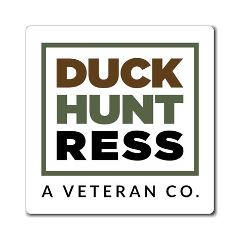 Duck Huntress Magnet 3 Size Options The Duck Huntress