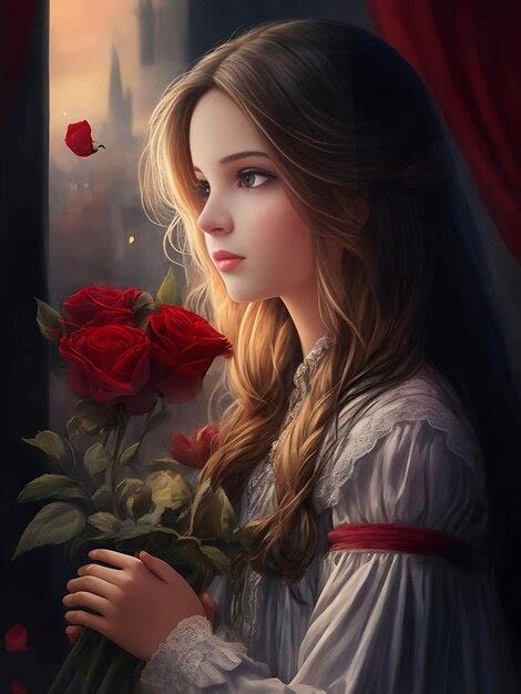 Premium Ai Image Beautiful Cute Cheerful Girl Hd