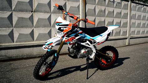 Питбайк KAYO CLASSIC YX125EA 17/14 KRZ (п/автомат, эл. стартер 2018 г ...