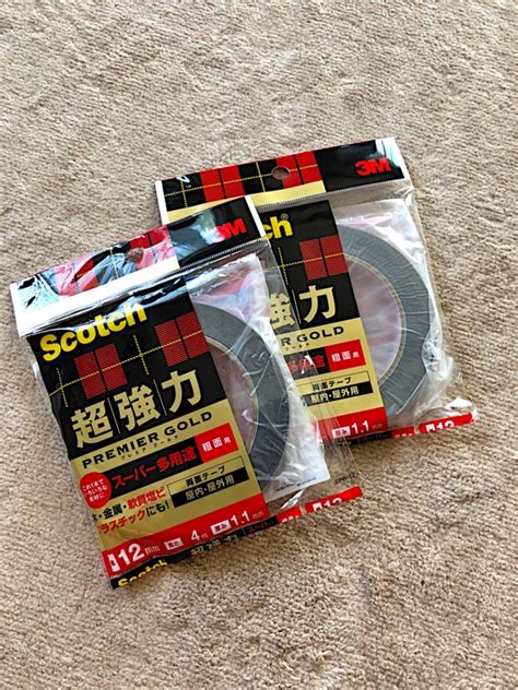 3m スリーエム ジャパン Scotch 超強力両面テープ プレミアゴールドスーパー多用途粗面用 のパーツレビュー ヴォクシー