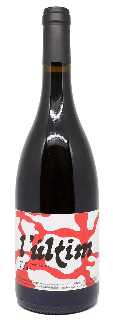 Côtes Catalanas Igp Domaine Gilles Troullier Lultim 2021 Clos Des Spiritueux Venta Online