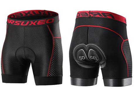 XL BOKSERKI spodenki na ROWER z WKŁADKĄ ŻELOWĄ 5D SHO05XD012