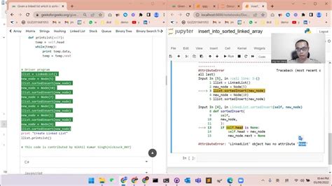 Given A Linked List Which Is Sorted How Will You Insert In Sorted Way