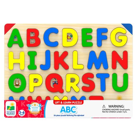Lift And Learn Abc Puzzle Lji285138 University Games Alphabet Puzzles