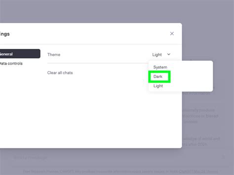 How To Enable Dark Mode On ChatGPT Steps With Pictures