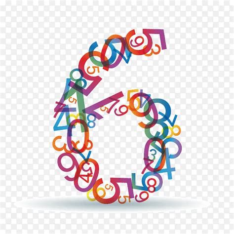 数字 重复叠加 彩色 6PNG图片素材下载 图片编号8356939 PNG素材网
