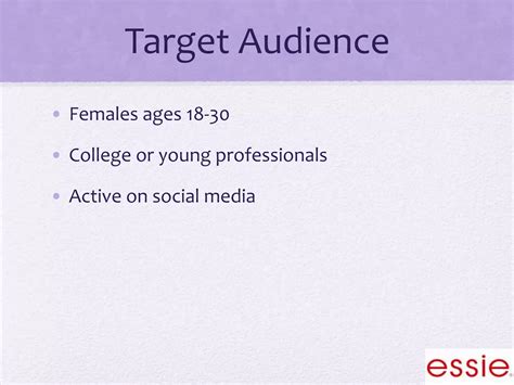 Essie Presentation Final Ppt