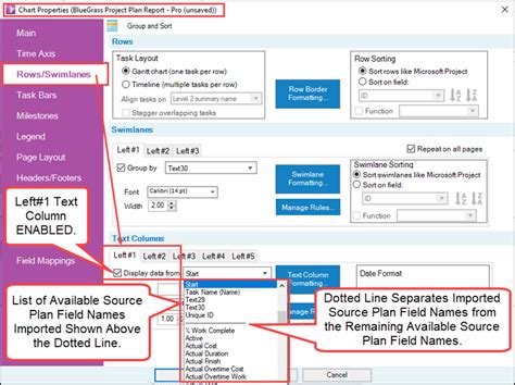 creating and formatting text columns for version 7 2 onepager