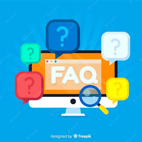 Premium Vector Faq Concept Background