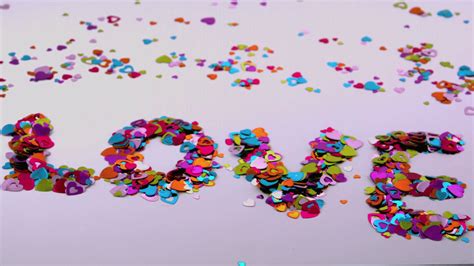 Love Confetti Blows Away 3 Stock Video Footage 0021 Sbv 300185640