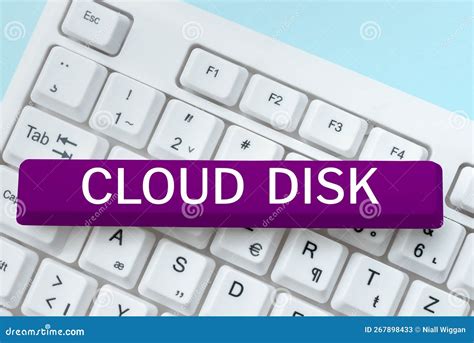 conceptual display cloud disk word for web base service that provides