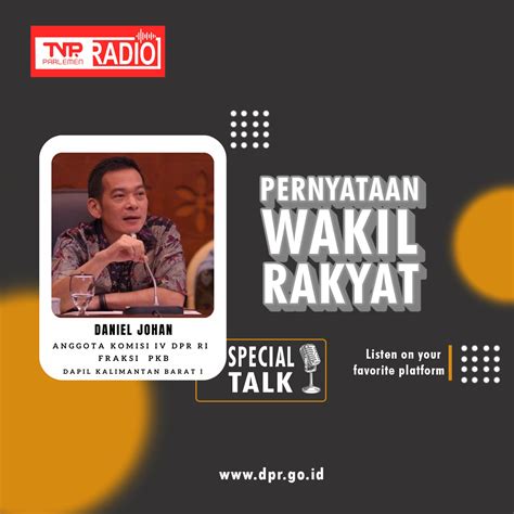 Daniel Johan Tujuan Dibentuknya Bapanas Adalah Untuk Mewujudkan Kemandirian Pangan Dan