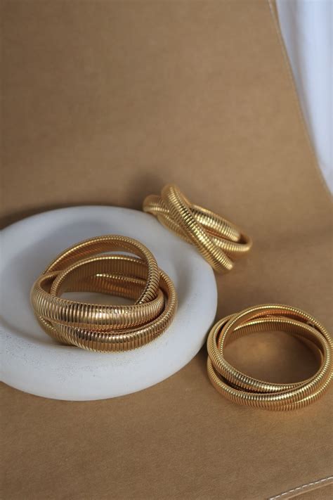 Tubogas Bracelet Triple Cobra Bracelet Omega Cobra Bracelet Etsy
