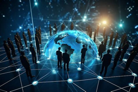 Premium Photo Global Business Structure Of Networking Analysis And