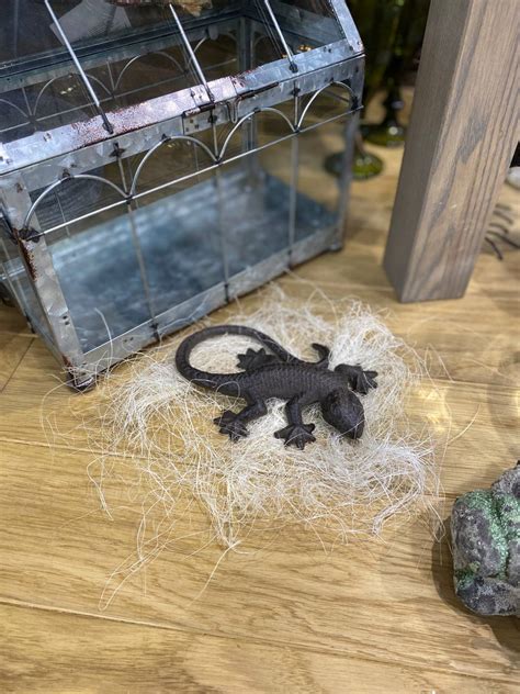 Купити Садова фігурка ящірка чавун — Liro Design