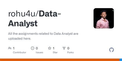Github Rohu4udata Analyst All The Assignments Related To Data