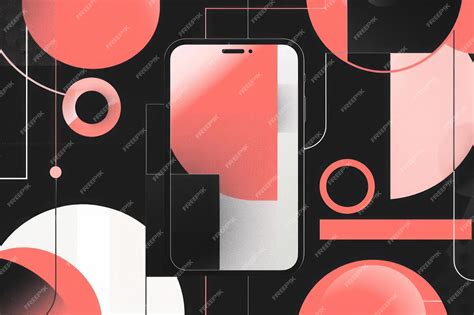 Minimalist Animations With Smooth Transitions Between Geometric Shapes Premium Ai Generated Image