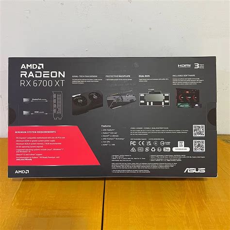 Asus Rx6700xt 그래픽 카드 6700xt Amd 12gb Rx 6700 Xt Gpu 게이밍 6700 Gpu