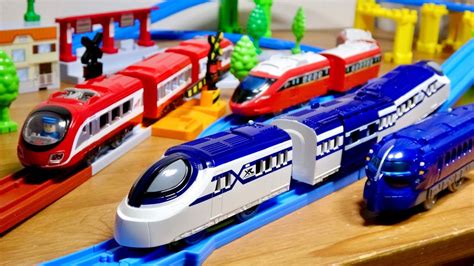 架空だけどカッコイイ通勤特急車両が登場！プラレール ベストセレクションセット クロスライナー ラピートにちょっと似てるデザインプラレール鉄道