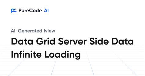 build iview data grid server side data infinite loading