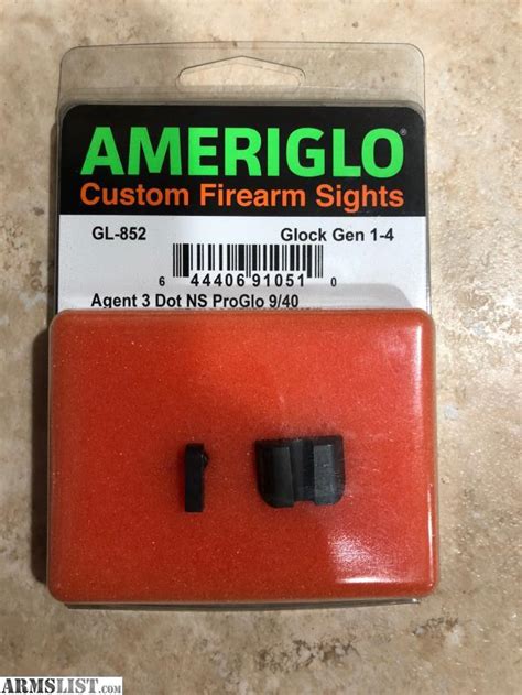 Armslist For Sale Ameriglo Agent Night Sights Fbi Contracted Sights