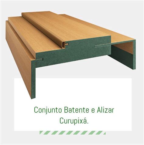 KIT PORTA DE MADEIRA COMPLETA FRISADA CURUPIXÁ X M CONCREM WOOD FECHADURA E DOBRADIÇA