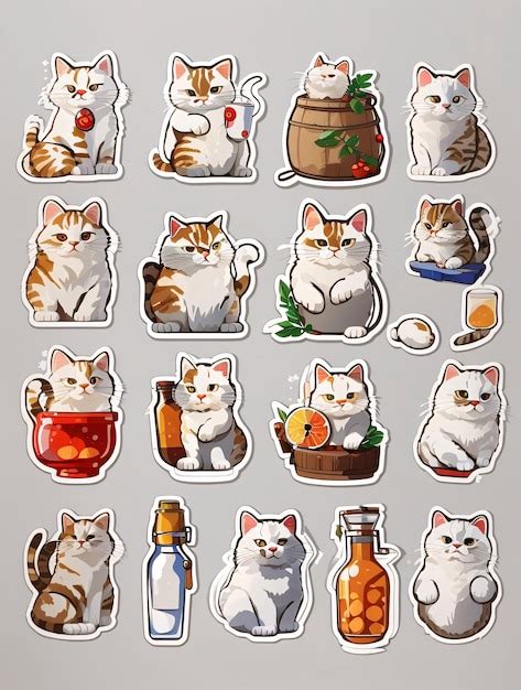 Premium Photo Cat Stickers
