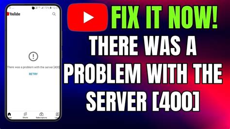 How to Fix There was a Problem with the Server [400] Error on YouTube - YouTube