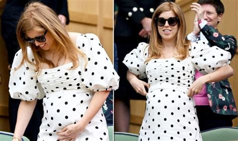 Princess Beatrice News Pregnant Royals Bump Touching Is
