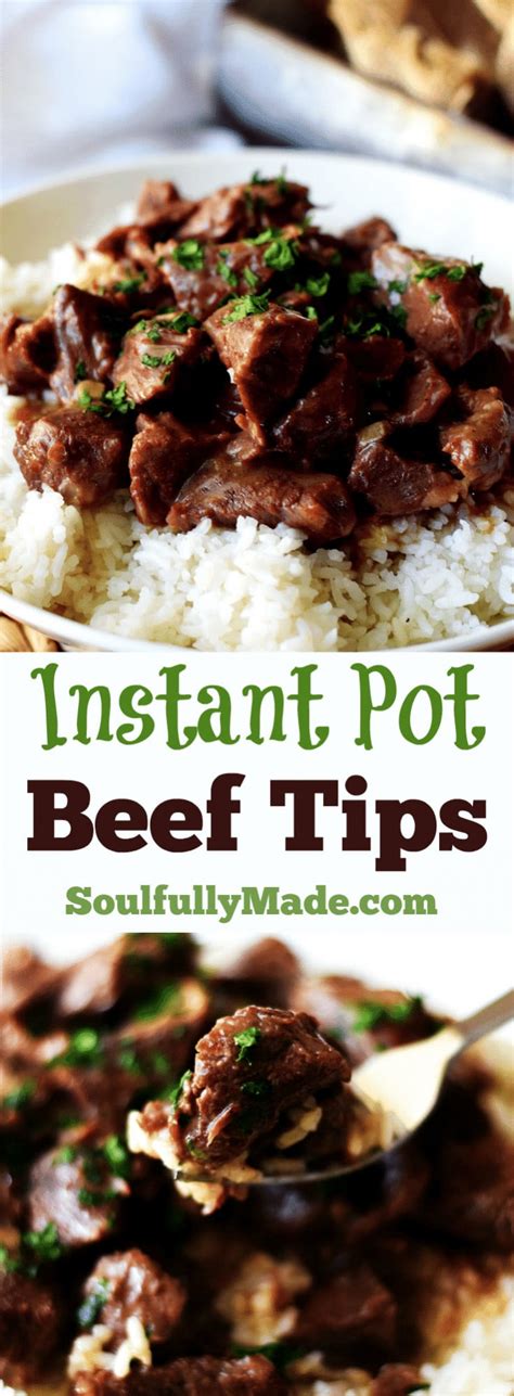 Instant Pot Beef Tips Soulfully Made