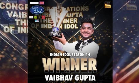 vaibhav gupta wins indian idol 14