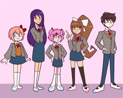 Sophie Feher Replaying Ddlc Art Myart Fanart Doodle Drawing
