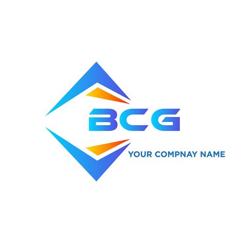 Bcg Abstract Technology Logo Design On White Background Bcg Creative