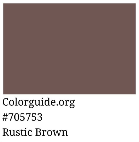 120 Types Of Rustic Brown