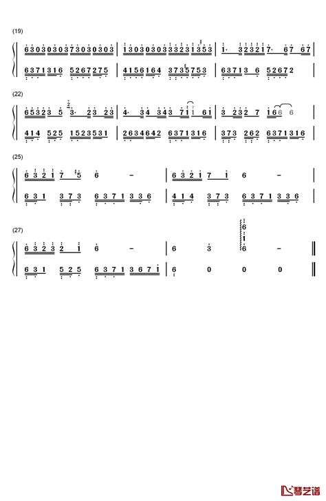 夜的钢琴曲 12钢琴简谱 数字双手 石进 简谱网