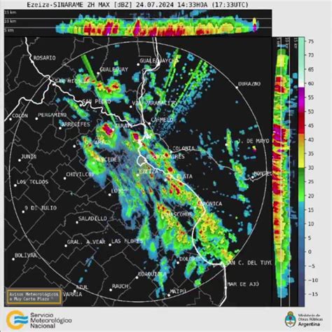 Alerta Por Tormentas Fuertes Con Lluvias Intensas Y Ocasional Caída De