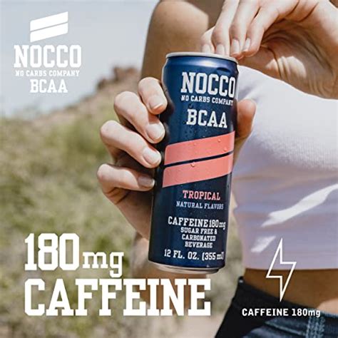 Nocco Bcaa Energy Drink Variety Pack 12 Fl Oz Pack Of 12 Sugar