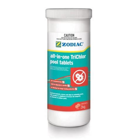 Zodiac All In One Trichlor Pool Tablets 2kg Shop Now Best Prices