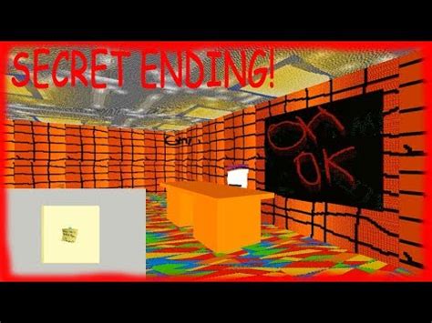 Wildy S Basics SECRET ENDING Baldi Mod YouTube