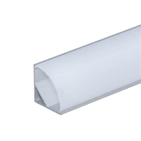 Optonica LED profil os szögben V eloxált m SET