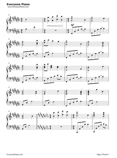 旅 Rewrite Ost五线谱预览3 钢琴谱文件（五线谱、双手简谱、数字谱、midi、pdf）免费下载