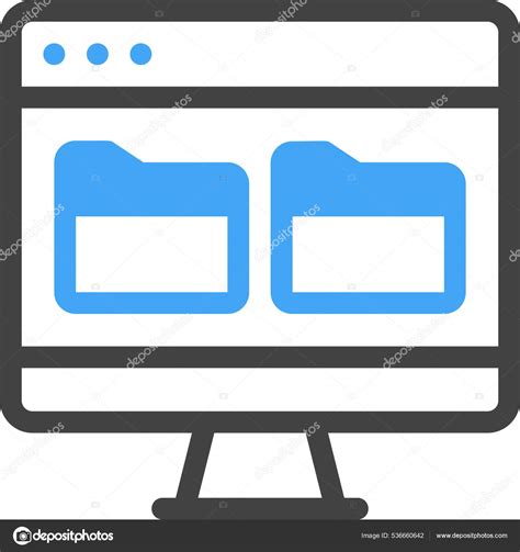 Web Development Folder Icon Filled Outline Style Stock Vector By ©iconfinder 536660642