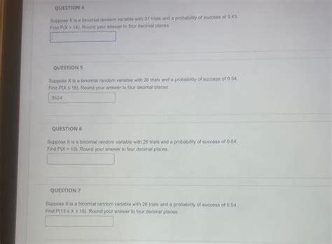 Solved Suppose X Is A Binomial Random Variable With 37