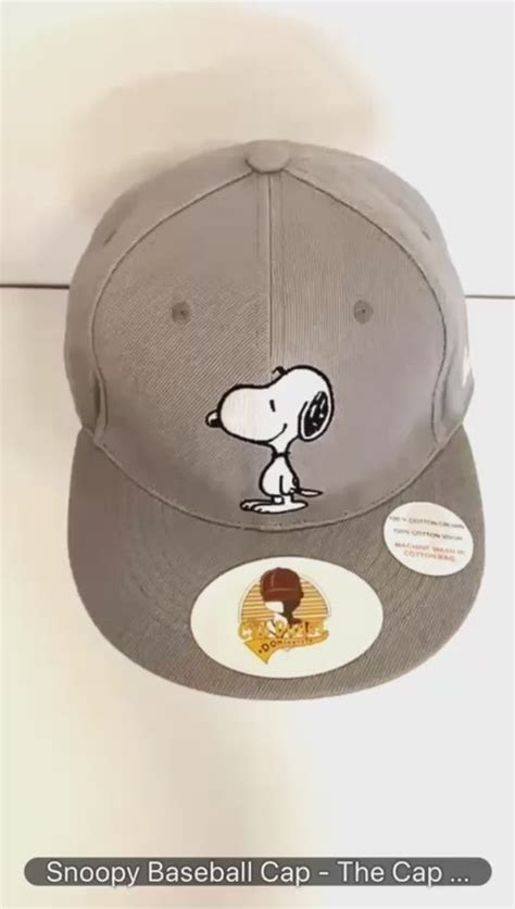 Snoopy Baseball Hat Peanuts Cartoon Cap 9fifty Snapback Tcd The Cap